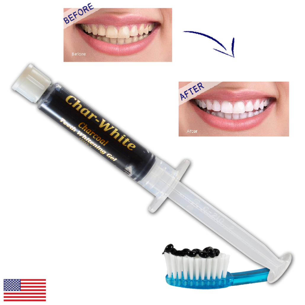 Gel Activated Charcoal Teeth Whitening Safe and Gentle for Daily Use