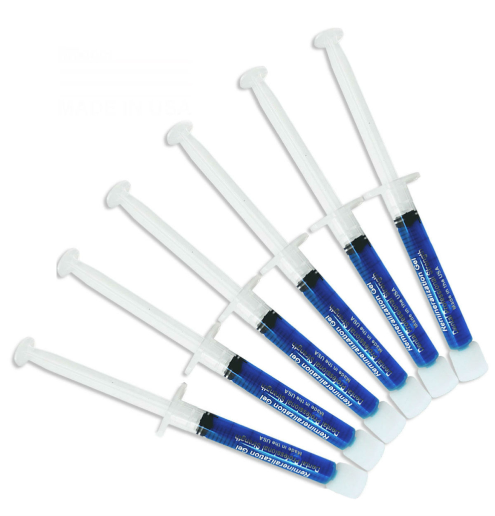 6 Remineralizer Gel Syringes for Healthy Teeth After Whitening