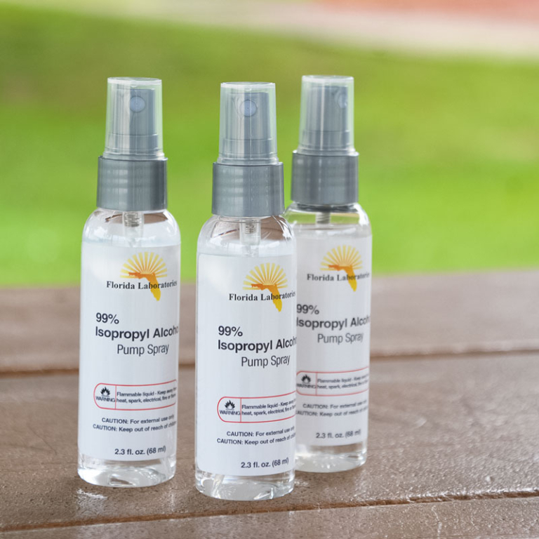 Isopropyl Alcohol Spray Bottle 99% - FlaLab.com